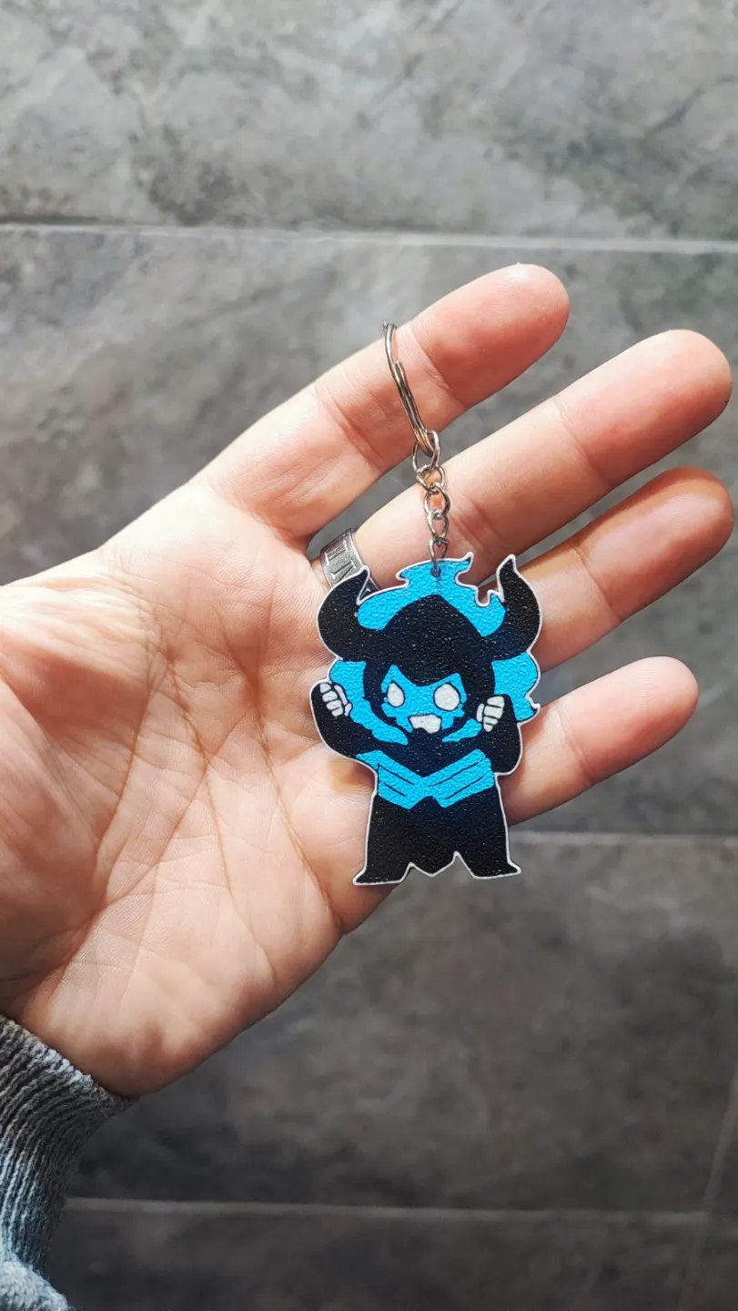 Iron Shadow - Keychain by Garuda3D - MakerWorld