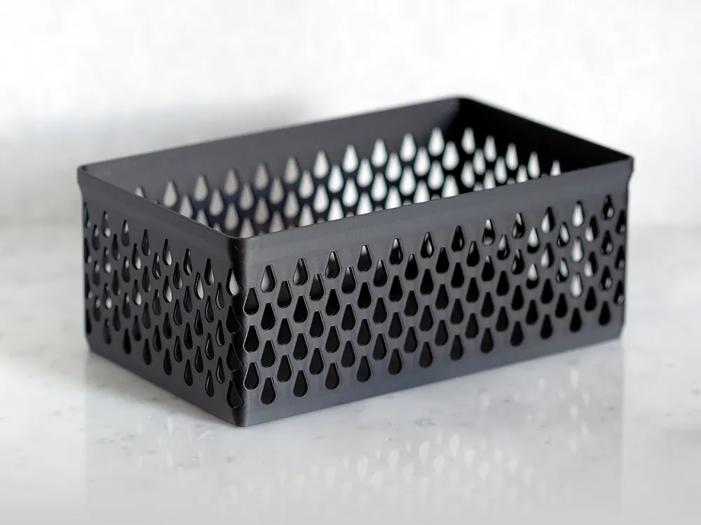 Teardrop - Stackable Storage Basket - Organization - Free 3D Print ...