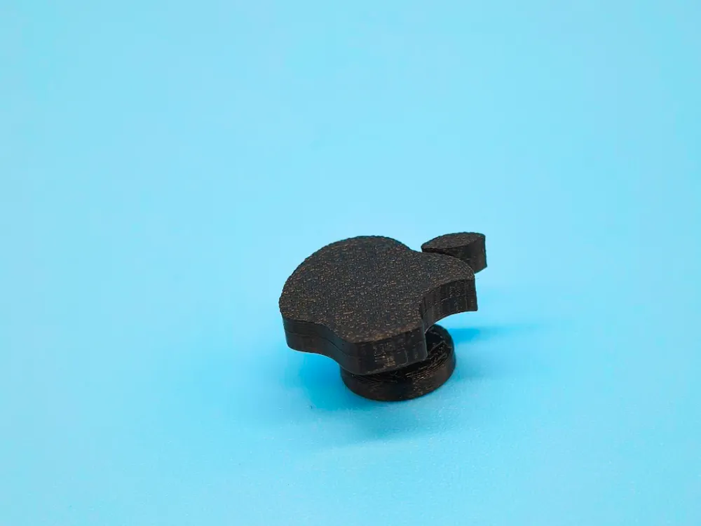 Apple logo croc charm - Free 3D Print Model - MakerWorld