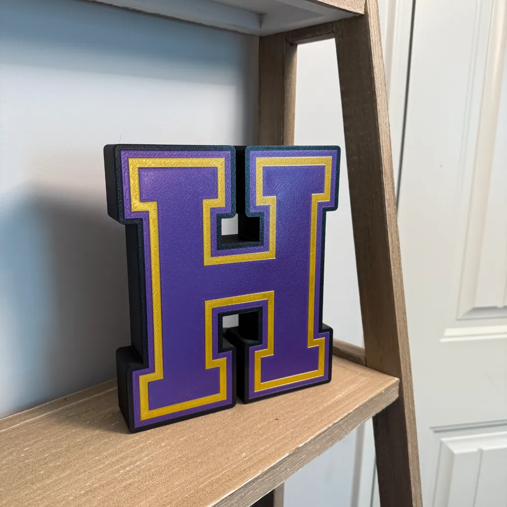 Bowling Green High School "H" light box by Scott Burton MakerWorld: Download Free 3D Models