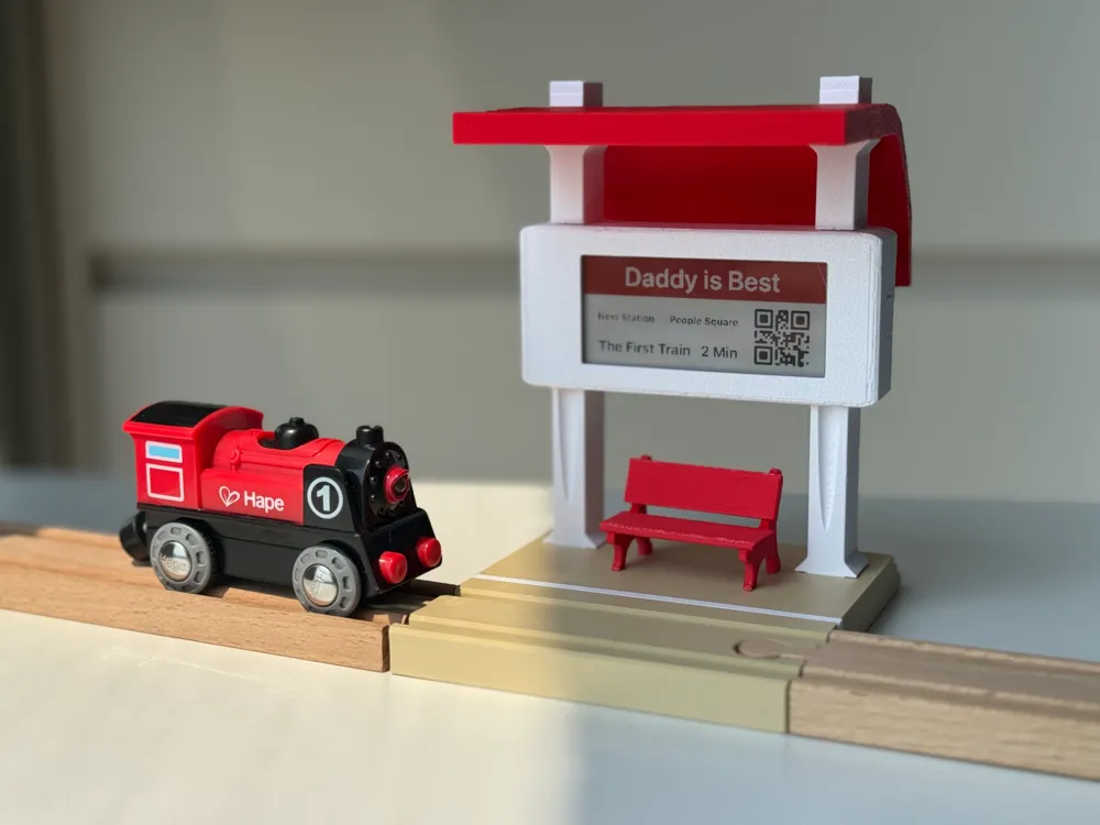 BRIO/HAPE/IKEA train station platform by CUBEUNi MakerWorld: Download Free 3D Models