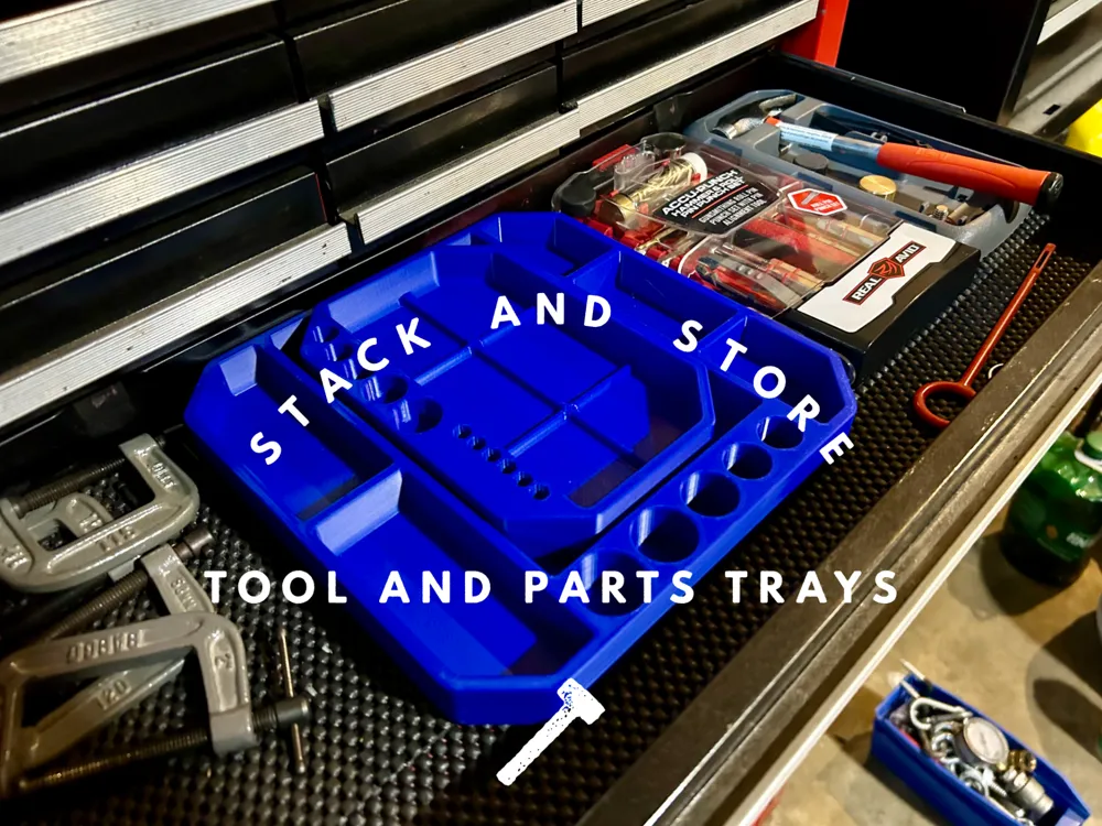 Stacking Tool and Parts Trays by PWilly - MakerWorld