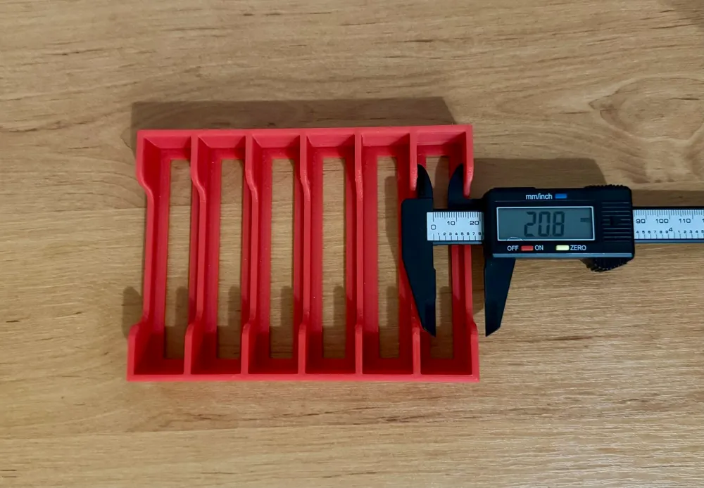 Hard drive stand for six 3.5" SLIM drives by Axeli - MakerWorld