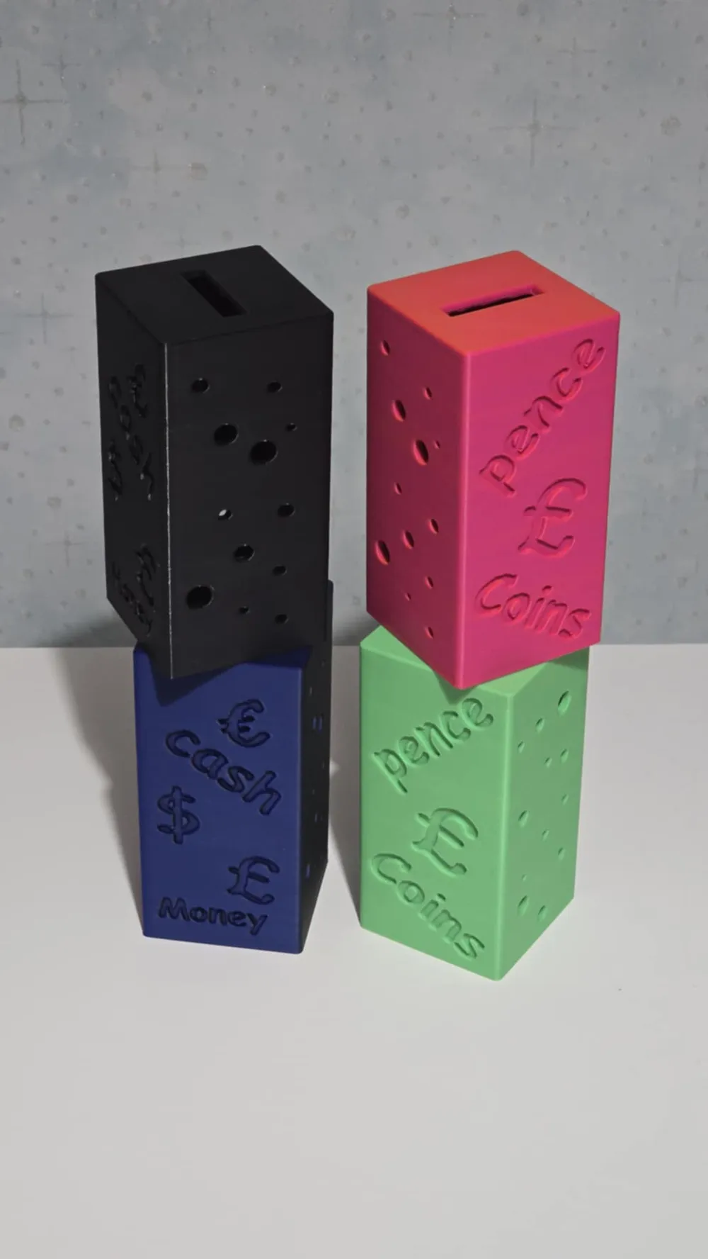Global Cash-Minimalist Money Box Challenge 10x5x5 - Free 3D Print Model ...