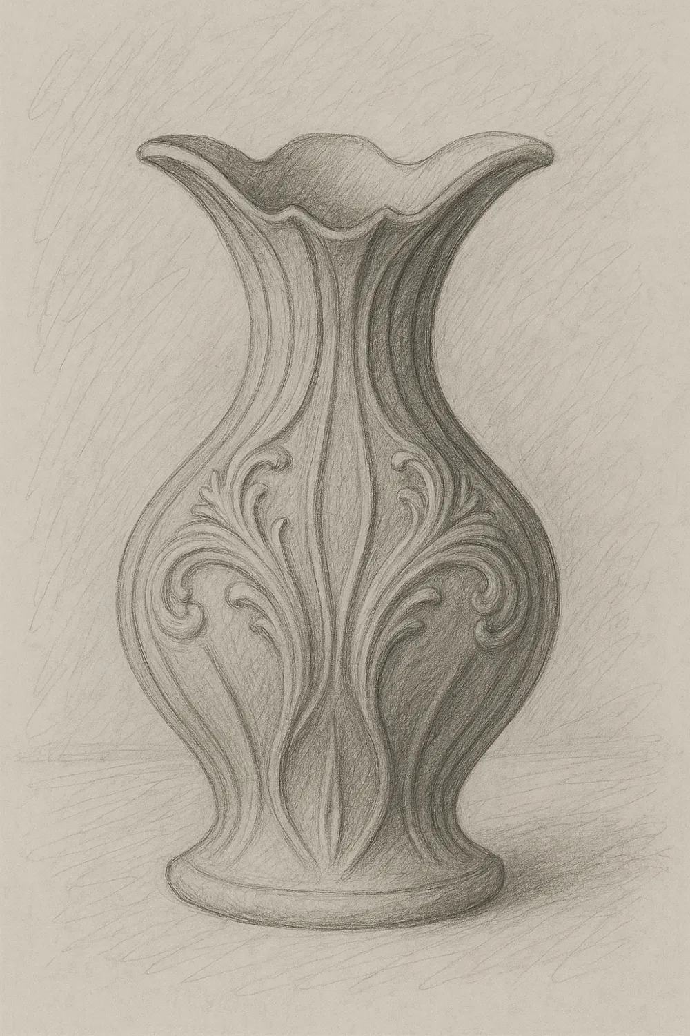 Baroque Design Vase - Free 3D Print Model - MakerWorld