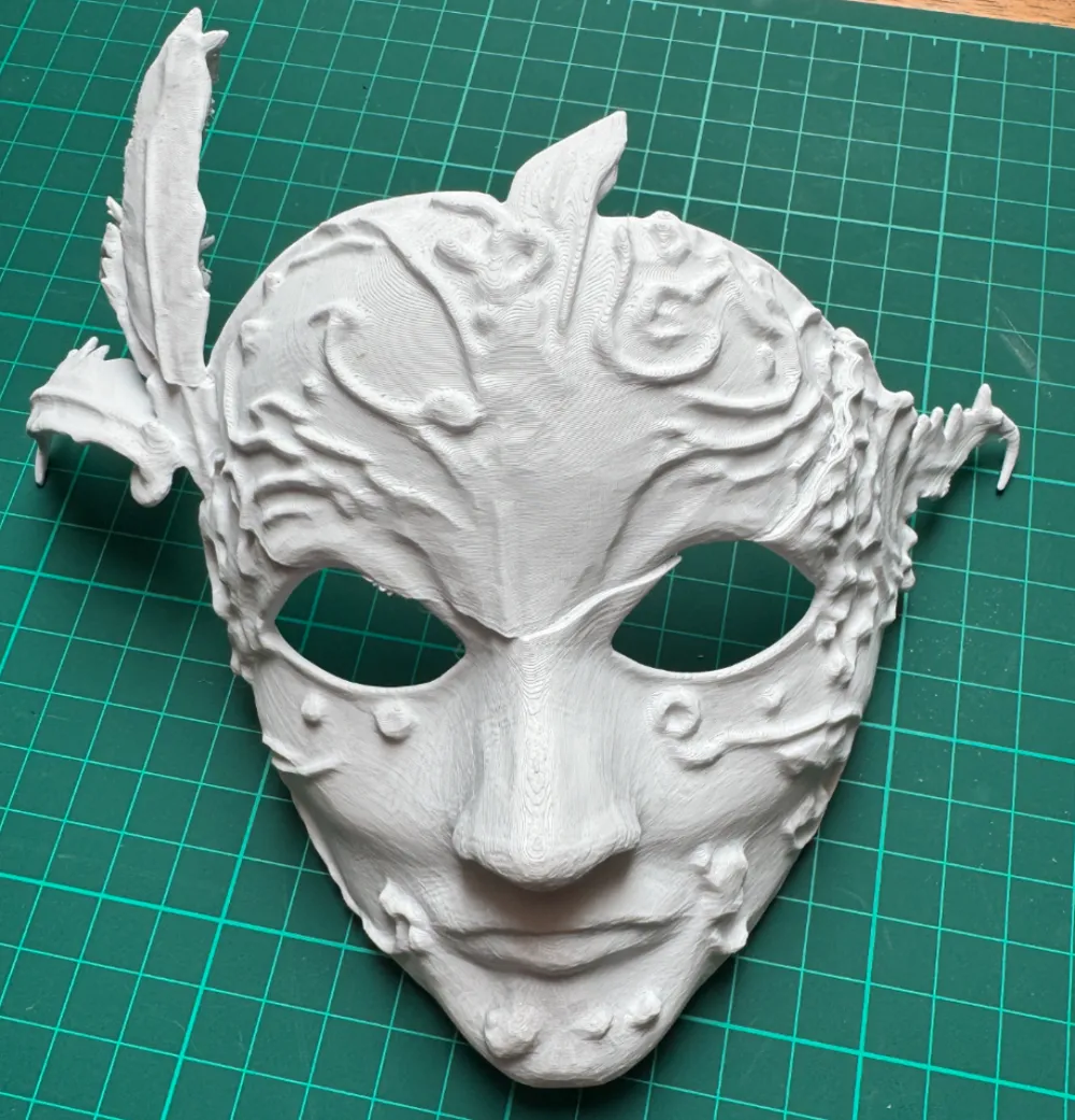 Venetian Mask for Painting by NotoriousPomp - MakerWorld