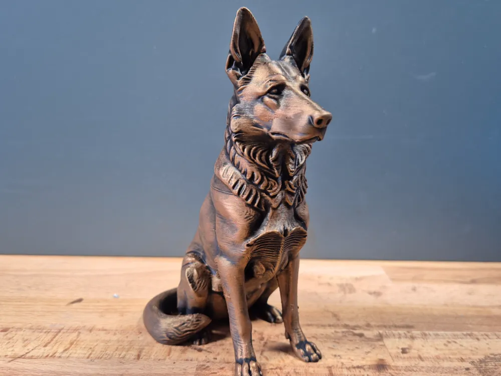 German Shepherd - Free 3D Print Model - MakerWorld