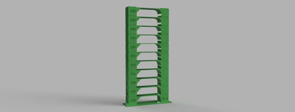 Temperature tower PLA by UbePrint3D - MakerWorld