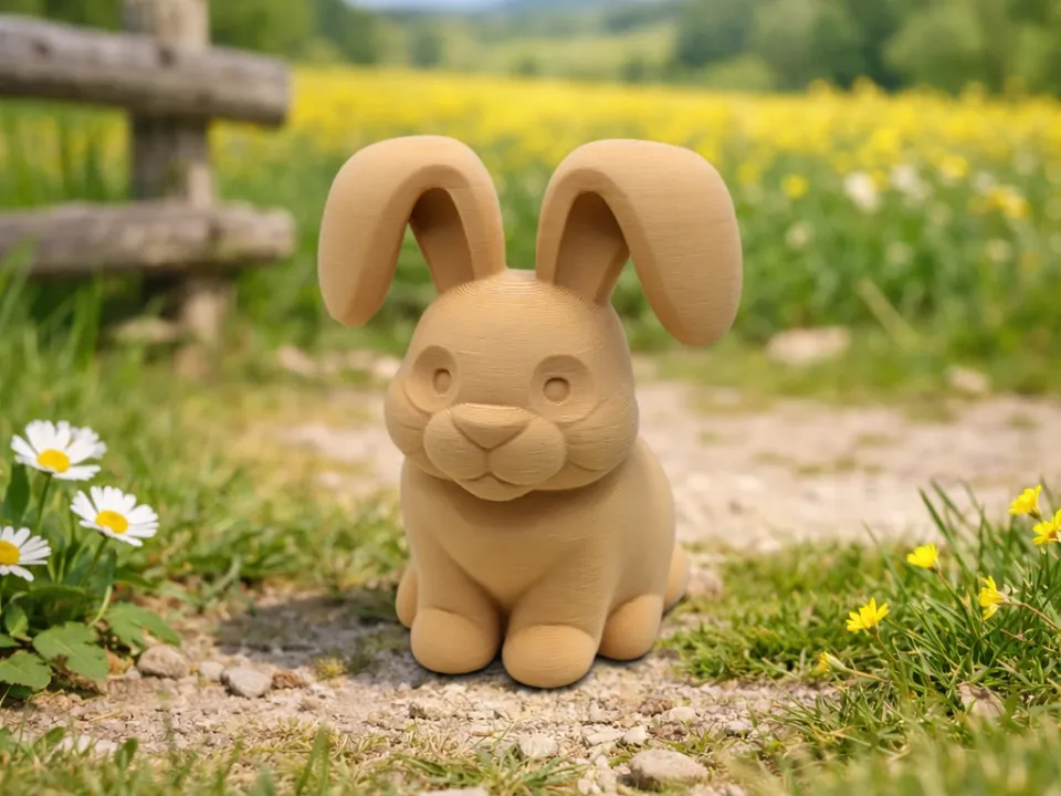 Floppy-Eared Spring Joy Rabbit - Free 3D Print Model - MakerWorld