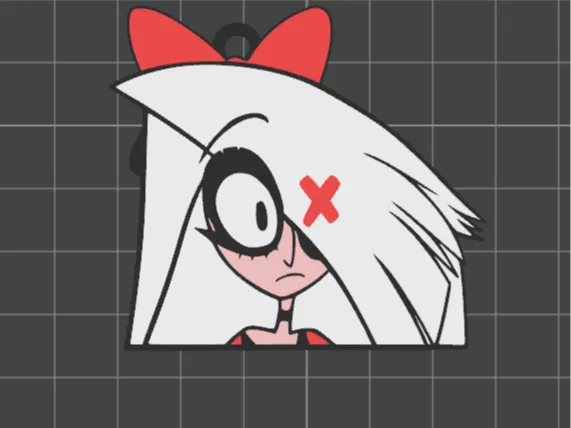 Vaggie Keychain by Keel - MakerWorld