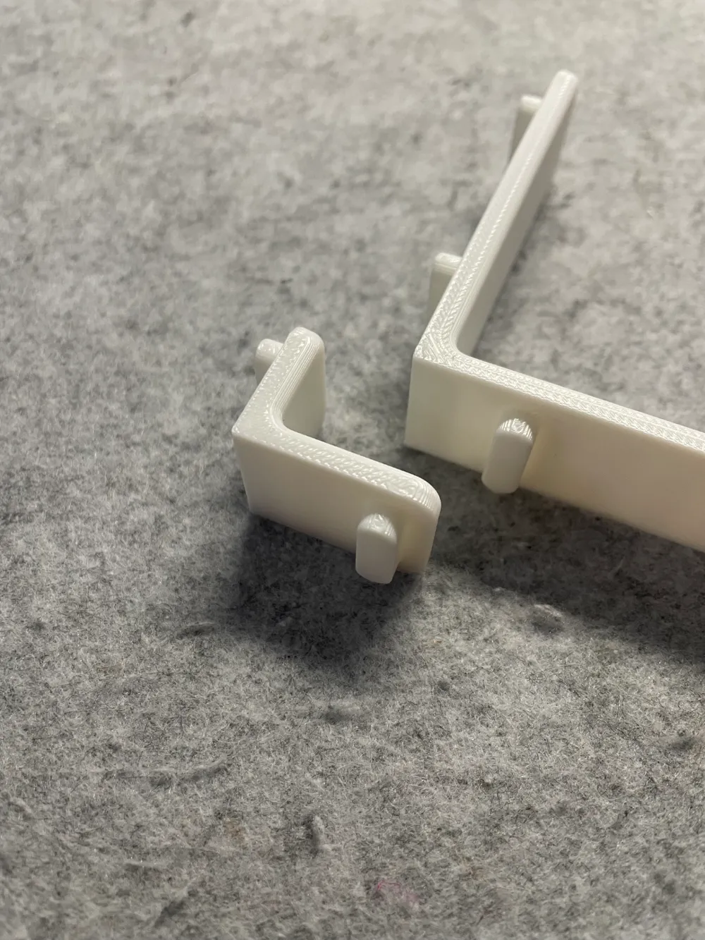 Skadis Short Corner Connector by Flo MakerWorld: Download Free 3D Models