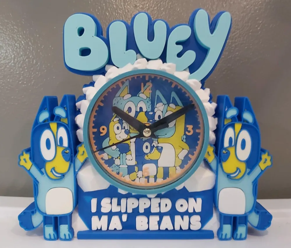 BLUEY Clock by Ritz MakerWorld: Download Free 3D Models