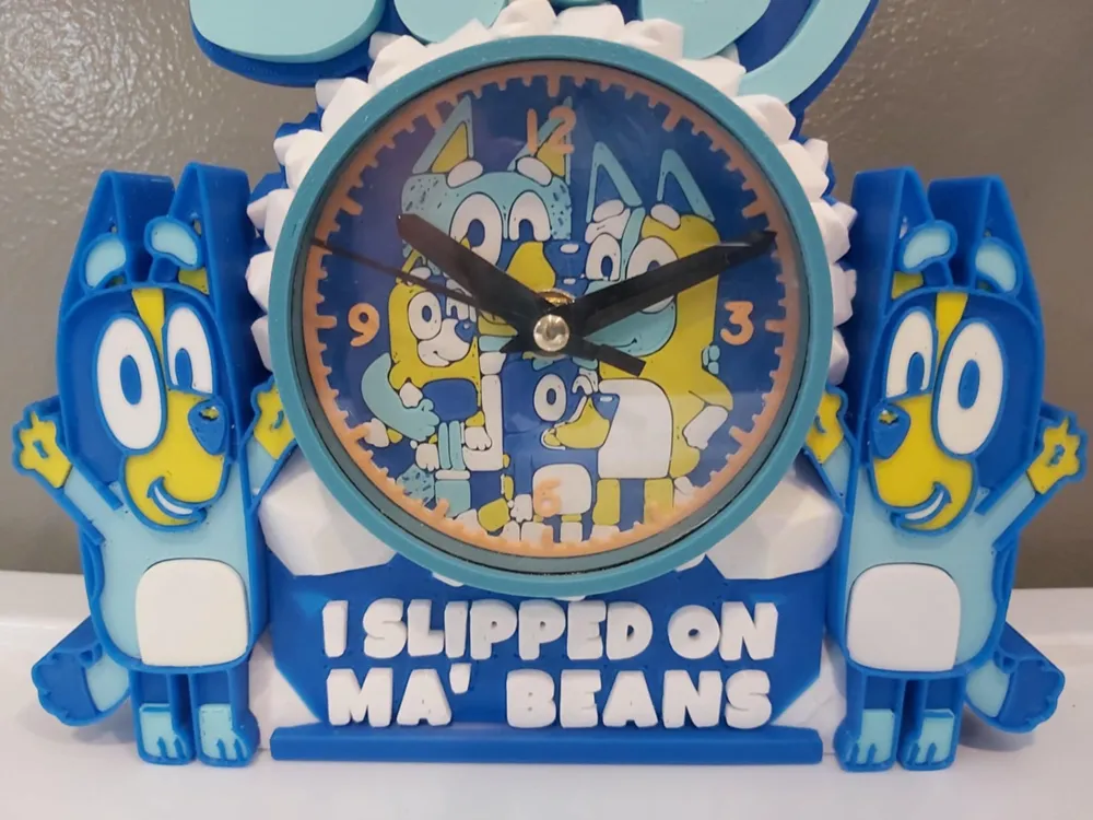 BLUEY Clock by Ritz MakerWorld: Download Free 3D Models