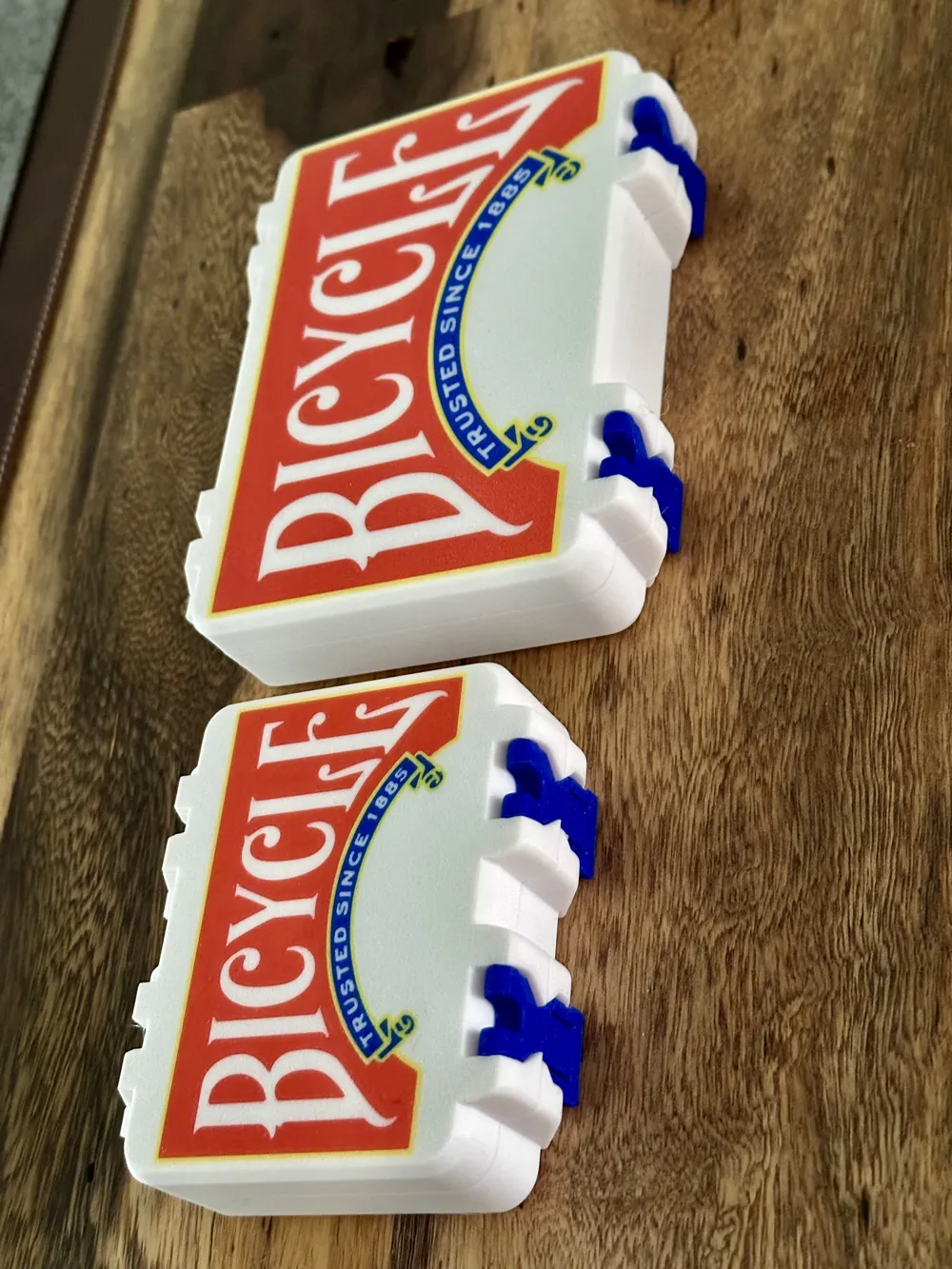 Bicycle Poker Card x 2 double set - SnapLock - Free 3D Print Model ...