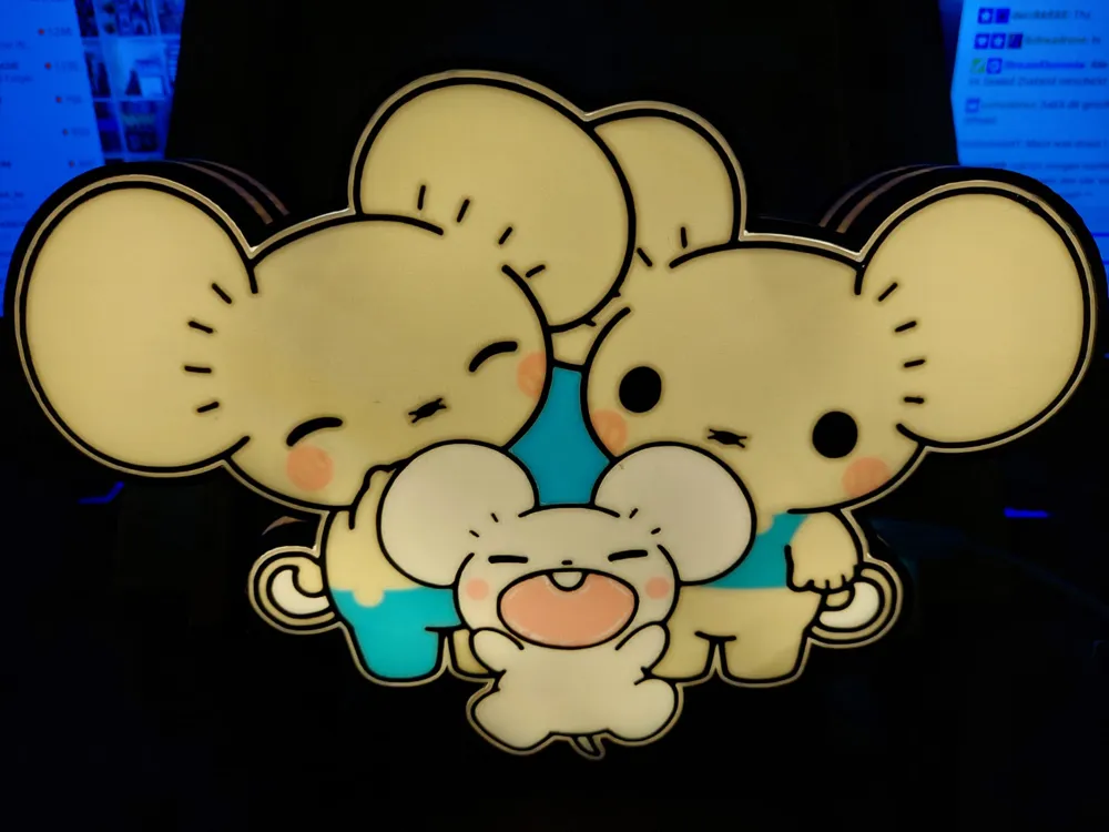 Pokemon Moushold 3er Pokedex 0925 Lampe / Lightbox by Pfandwert ...