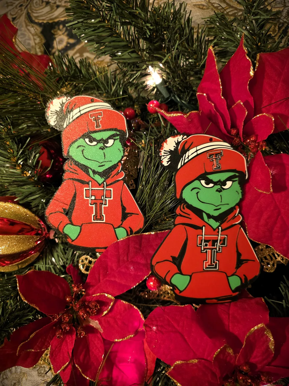 Ornamento natalizio Grinch Texas Tech da Ray MakerWorld: Scarica ...