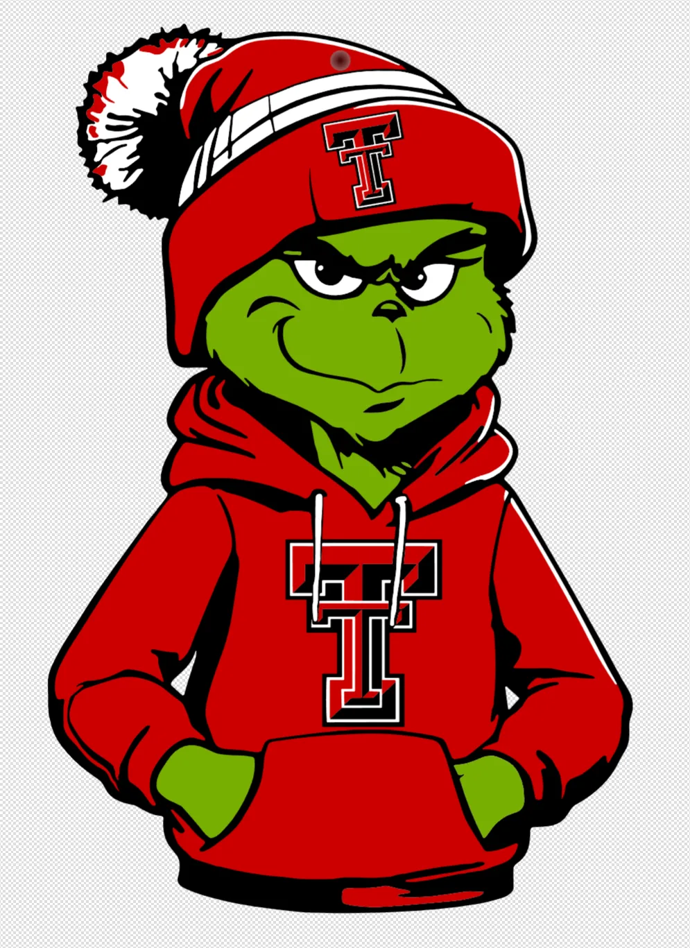 Ornamento natalizio Grinch Texas Tech da Ray MakerWorld: Scarica ...