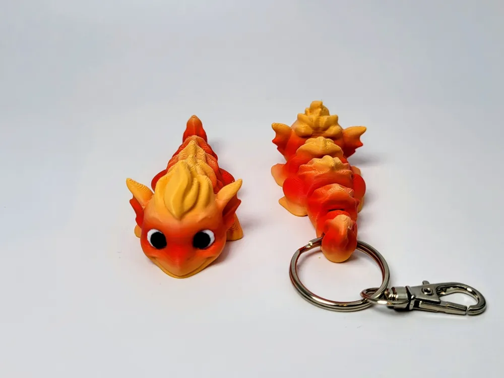 Articulated Fire Drake - Strong Joints by Art Design. 3D MakerWorld ...