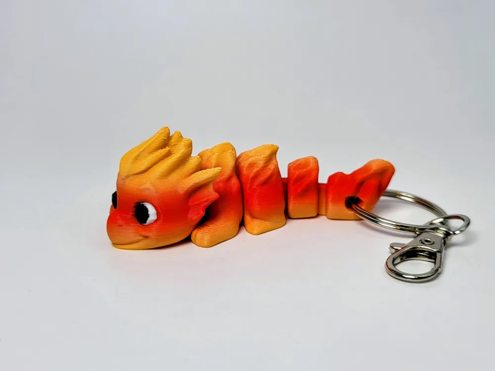 Articulated Fire Drake - Strong Joints - Free 3D Print Model - MakerWorld
