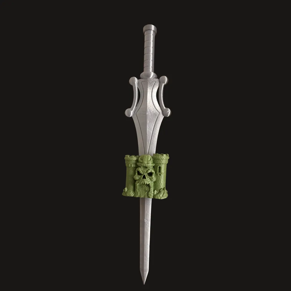 He-Man Castle Grayskull Power Sword Mount - Free 3D Print Model ...