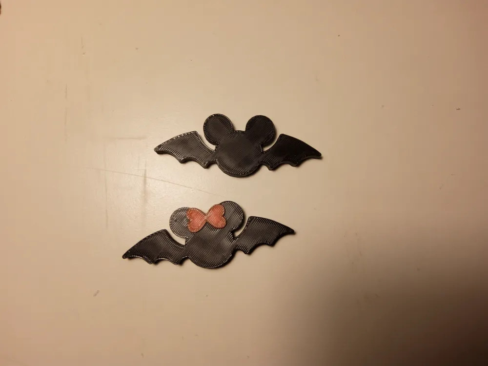 Mickey Mouse Bat Magnet by Bummelz MakerWorld: Download Free 3D Models