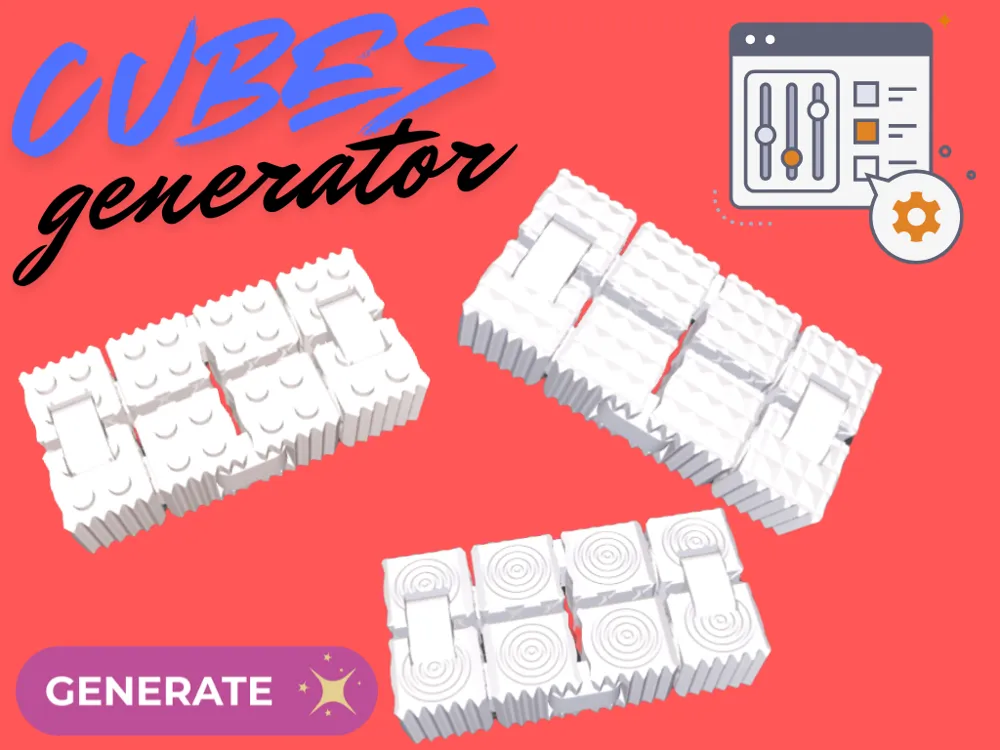 Cube Generator Remixed by Ayalita09 MakerWorld: Download Free 3D Models