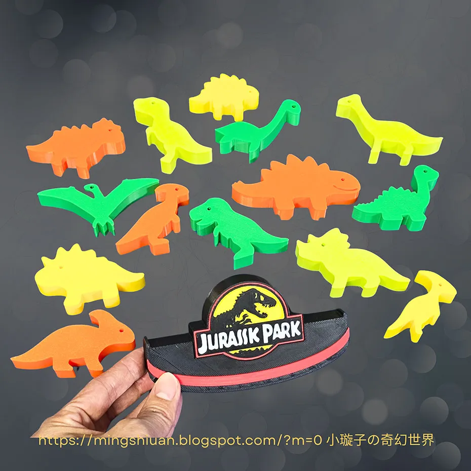 Jurassic Park Balance Boat game - Free 3D Print Model - MakerWorld