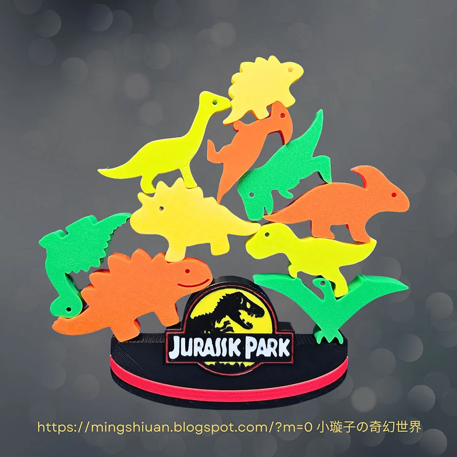 Jurassic Park Balance Boat game - Free 3D Print Model - MakerWorld