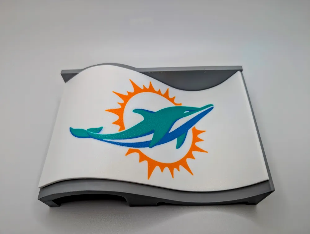 Dolphins Flag by Sage Prints and Design - MakerWorld