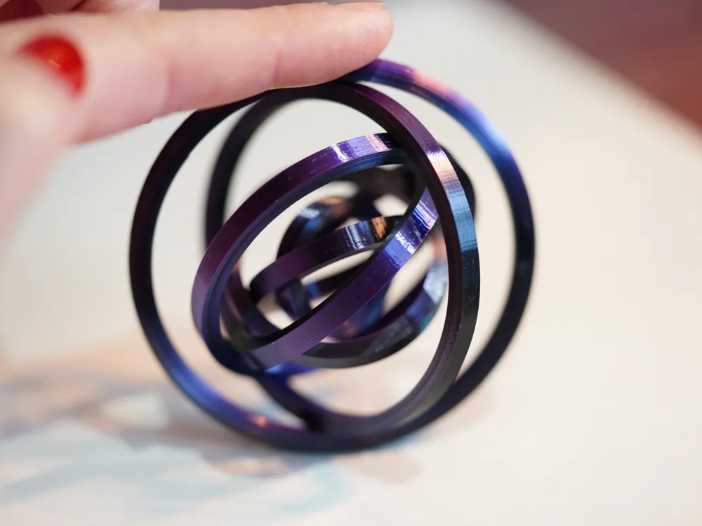 Gyro Fidget Rings by Marwolaeth MakerWorld: Download Free 3D Models