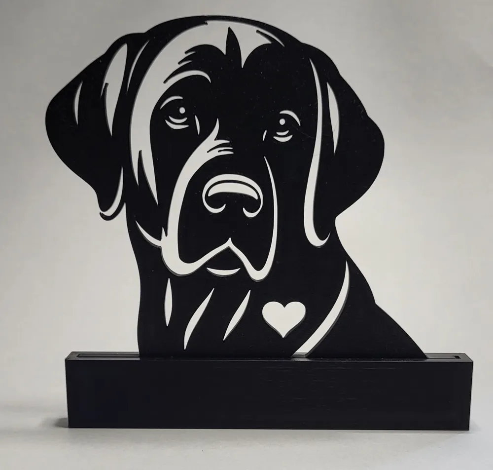 Labrador-Design / Wallart / Decor / Dog - Free 3D Print Model - MakerWorld