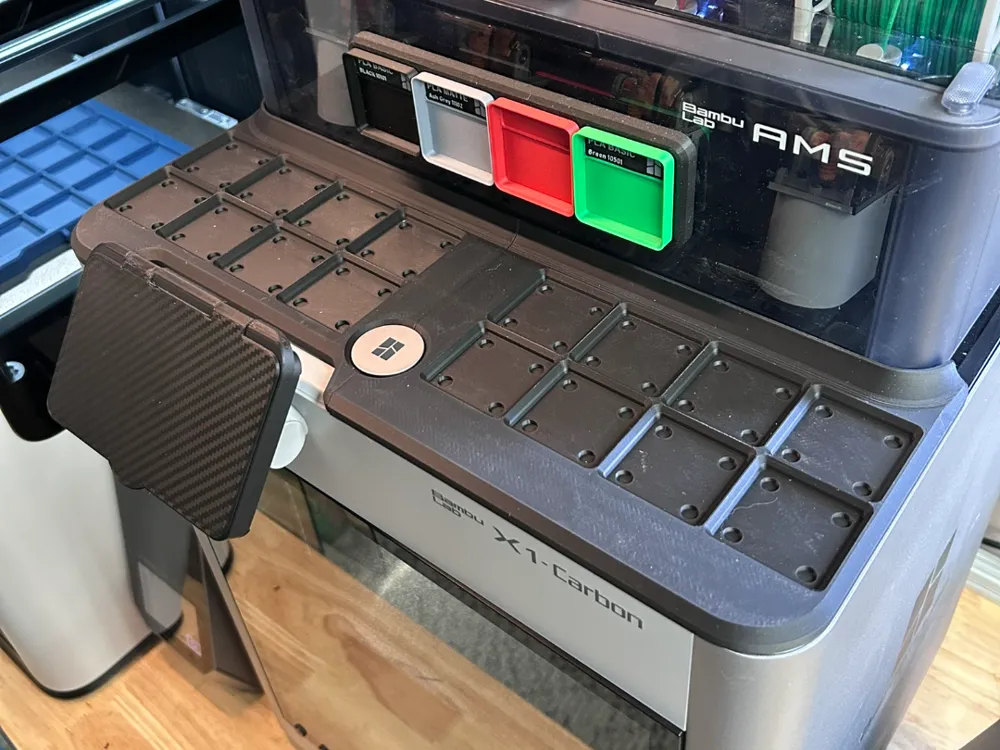 Gridfinity X1C (X1 Carbon) Top Grid by schuylab MakerWorld: Download ...