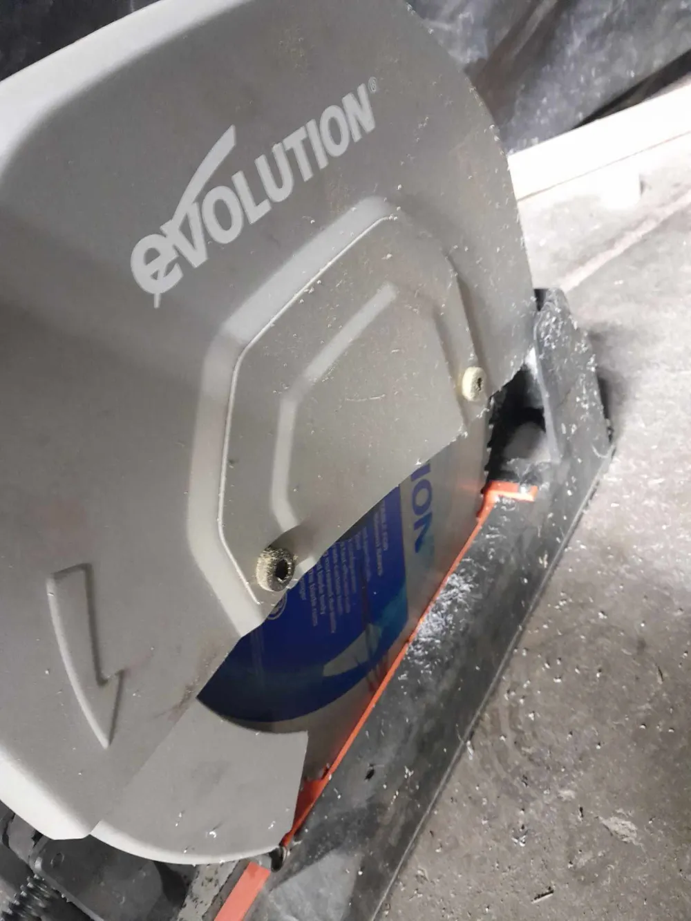 Evolution EVO 380 chop saw zero clearance insert by MozerMade - MakerWorld