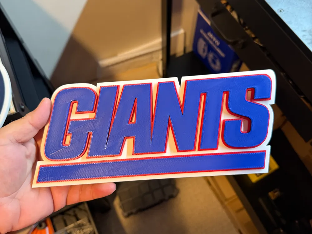 New York Giants Logo - Free 3D Print Model - MakerWorld