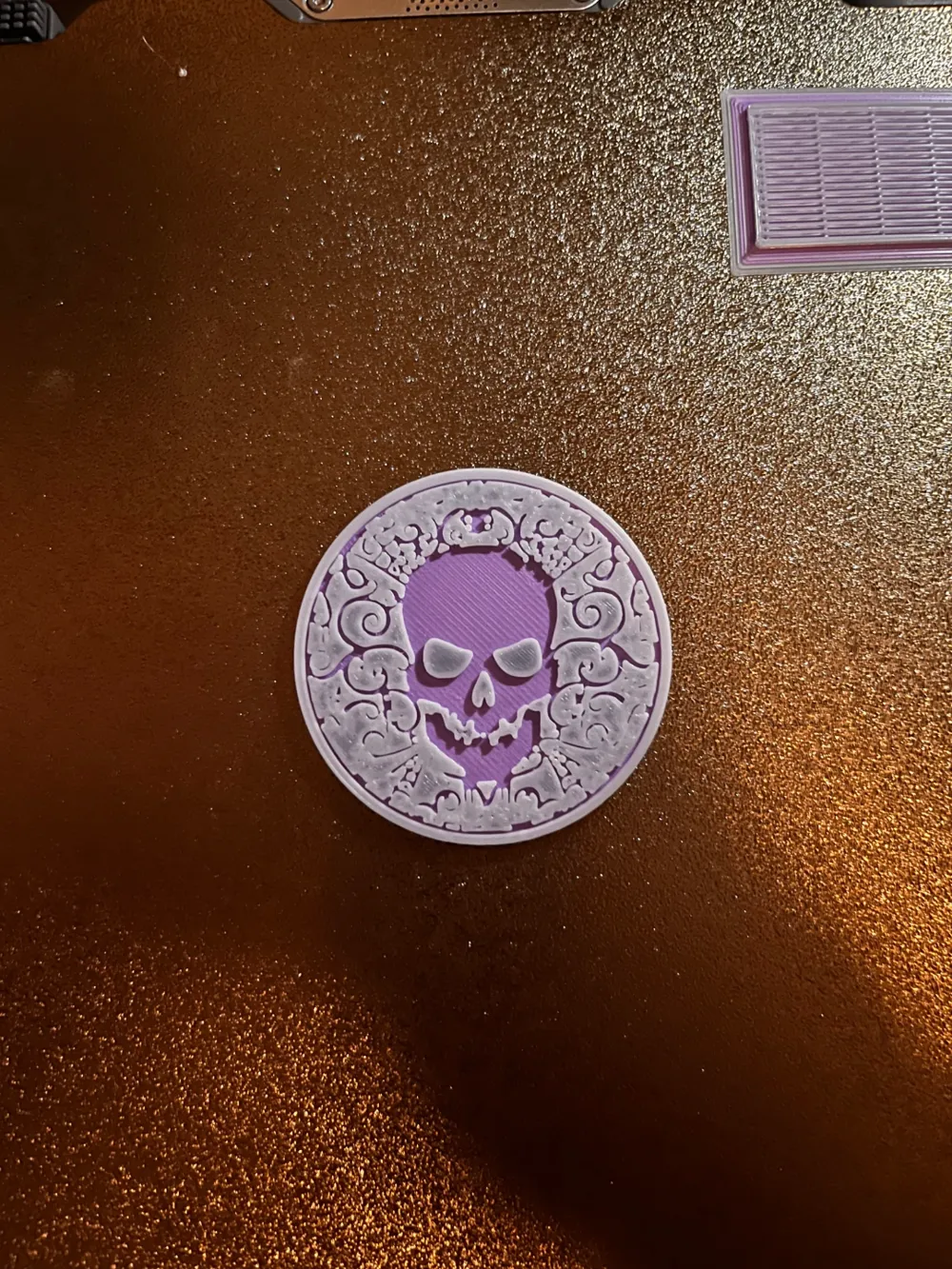 Skull Halloween coin by Dinozzo28 - MakerWorld