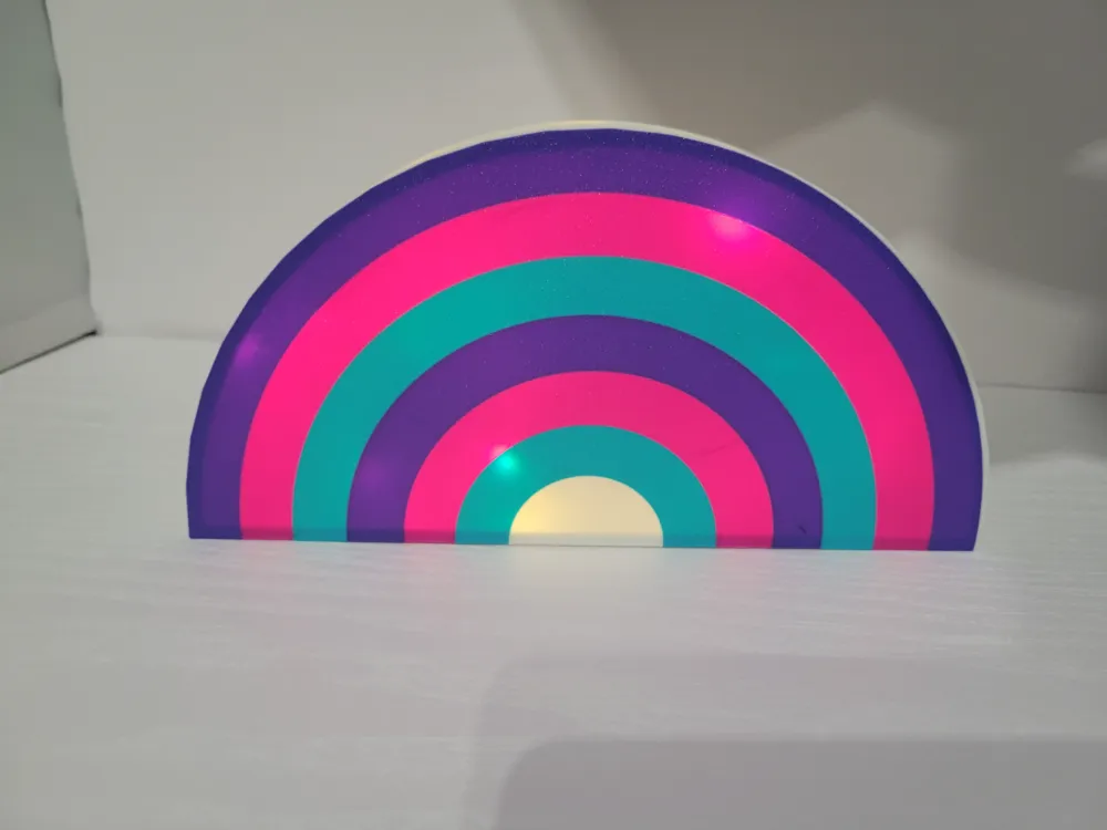 Rainbow Arc Light Box with Fairy Light Holder by STEMStartersMakerWorld ...