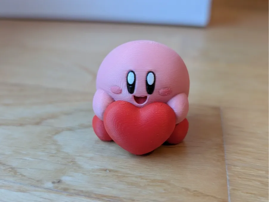 Valentines Day Kirby - multi- or monocolor