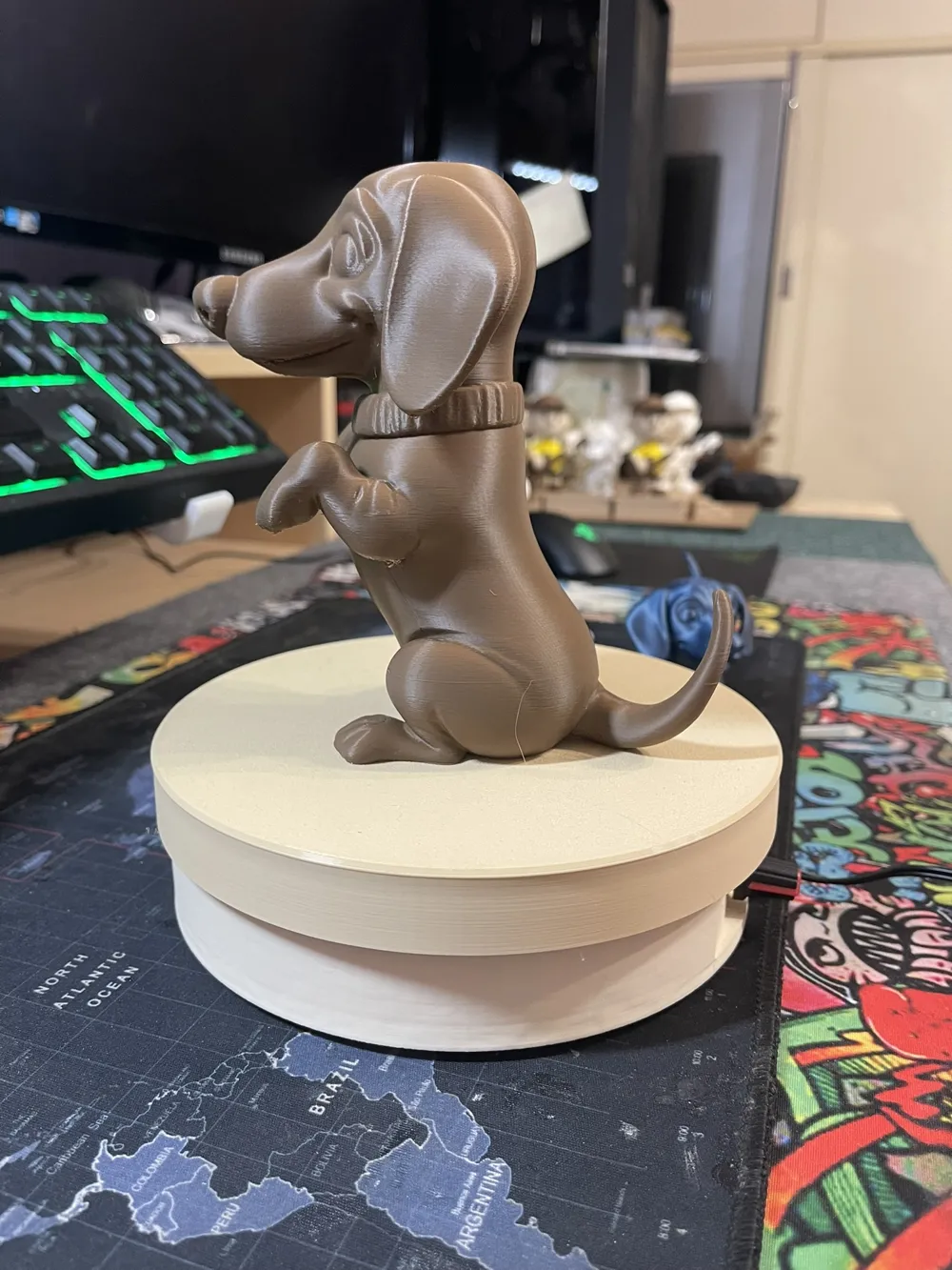 Dachshund in Cartoon Style – Upright Sitting Pose - Free 3D Print Model ...