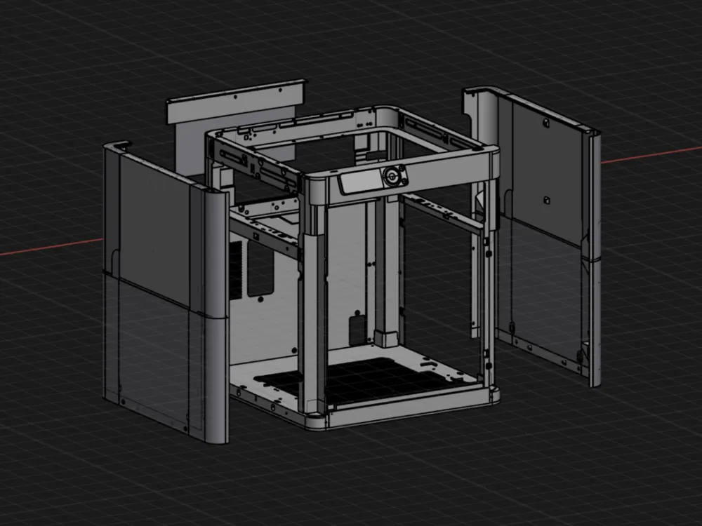 P1P/P1S Panels Sides Enclosure - Free 3D Print Model - MakerWorld