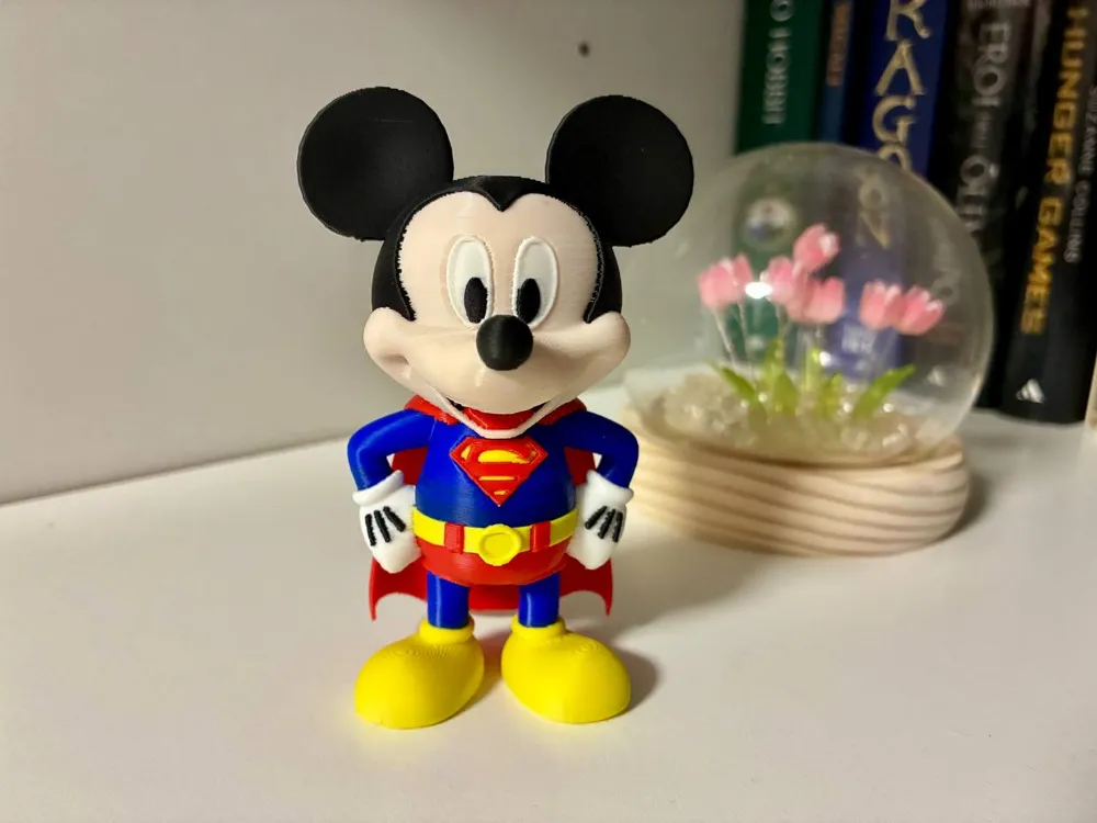 mickey mouse - superman by lucamoretti86 MakerWorld: Download Free 3D ...