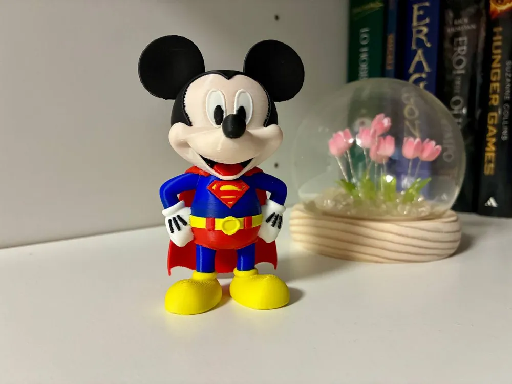 mickey mouse - superman - Free 3D Print Model - MakerWorld