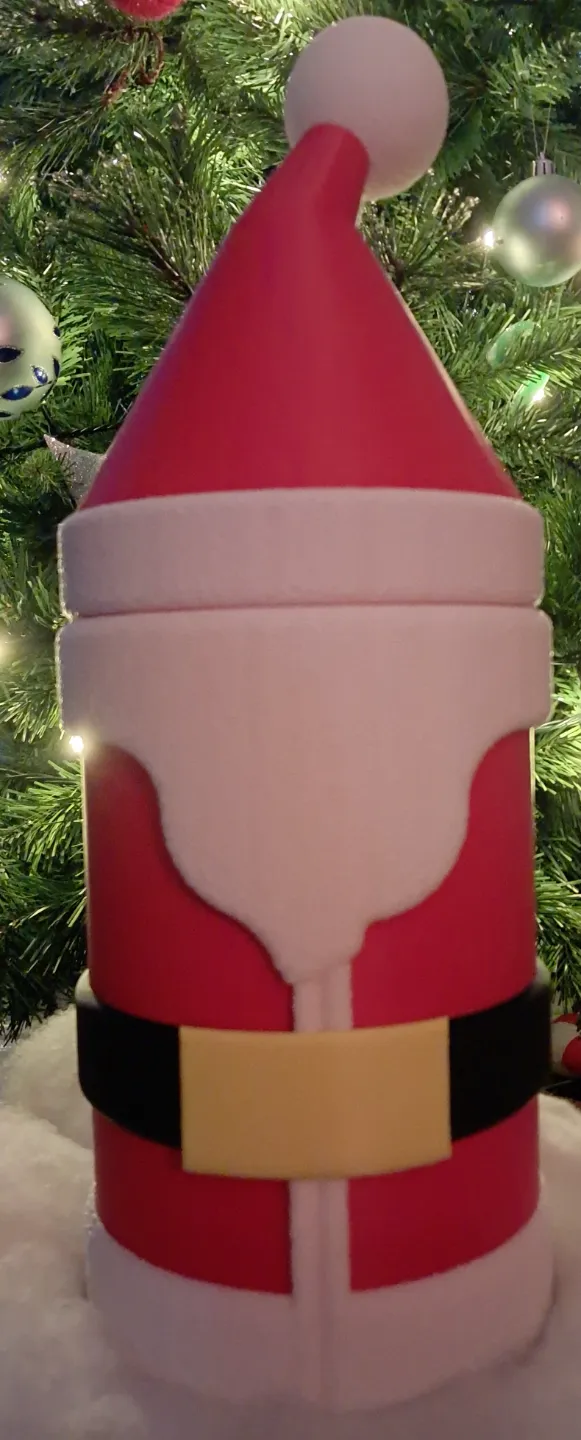 Santa sweet jar / gift box - No AMS needed - Free 3D Print Model ...