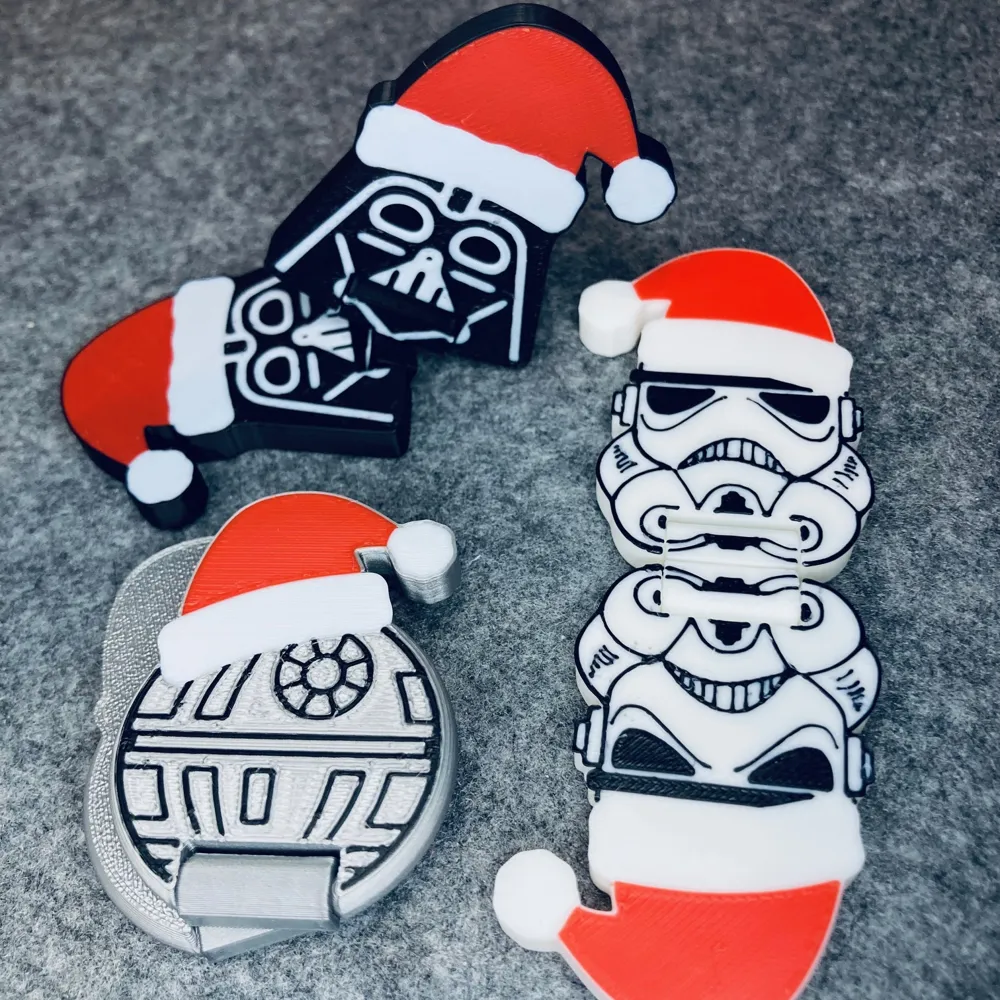 Star Wars Holiday Slider + Flip Fidgets - Free 3D Print Model - MakerWorld