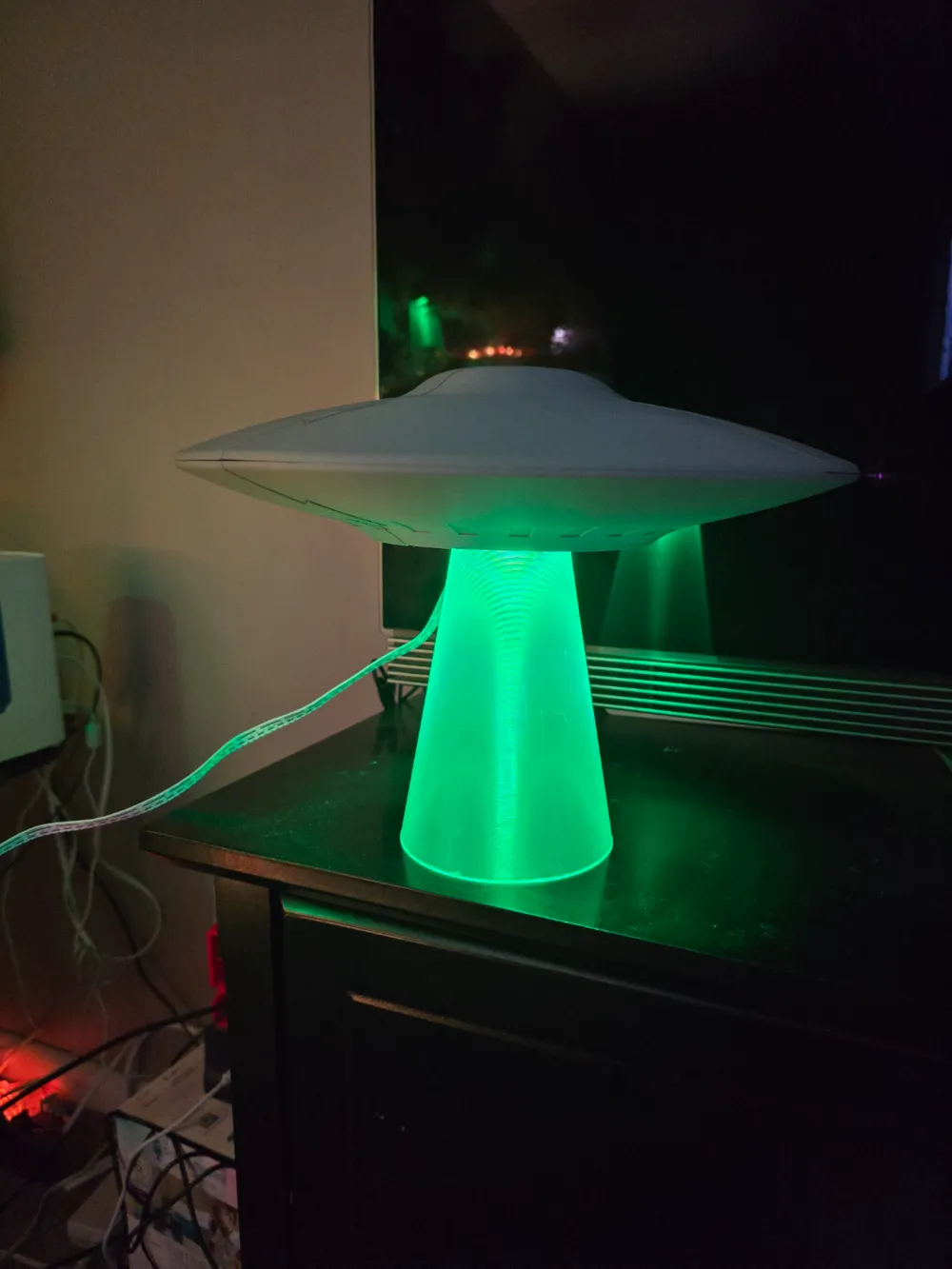 UFO Lamp / Christmas Tree Topper by Spicy_Squirts - MakerWorld