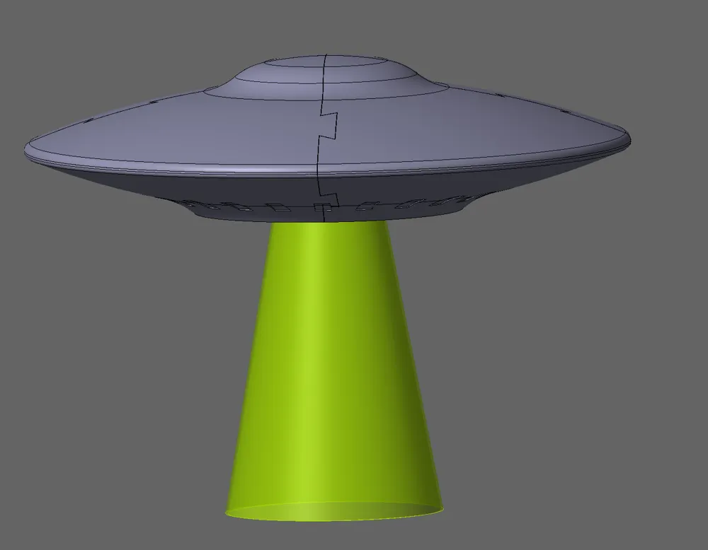 UFO Lamp / Christmas Tree Topper by Spicy_Squirts - MakerWorld