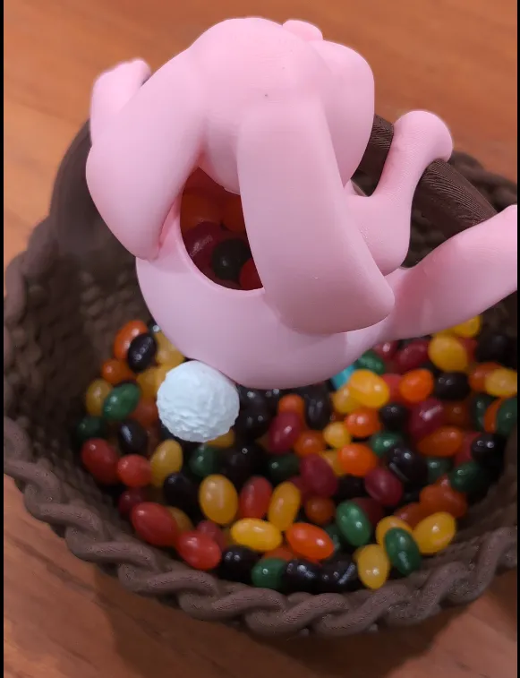 Pooping Easter Bunny Candy Dispenser - Free 3D Print Model - MakerWorld