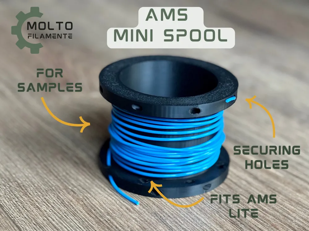 AMS mini spool by Molto Filamente - MakerWorld