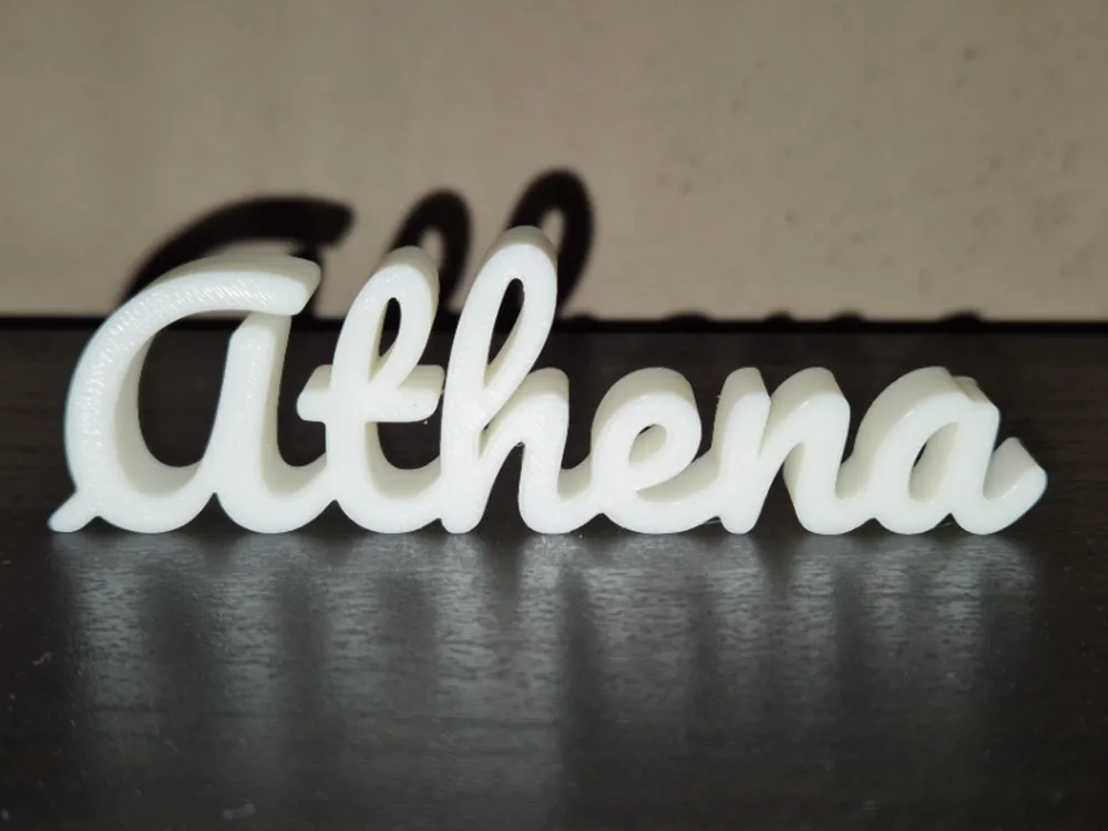 Athena Name Sign Display Decor by GabT - MakerWorld