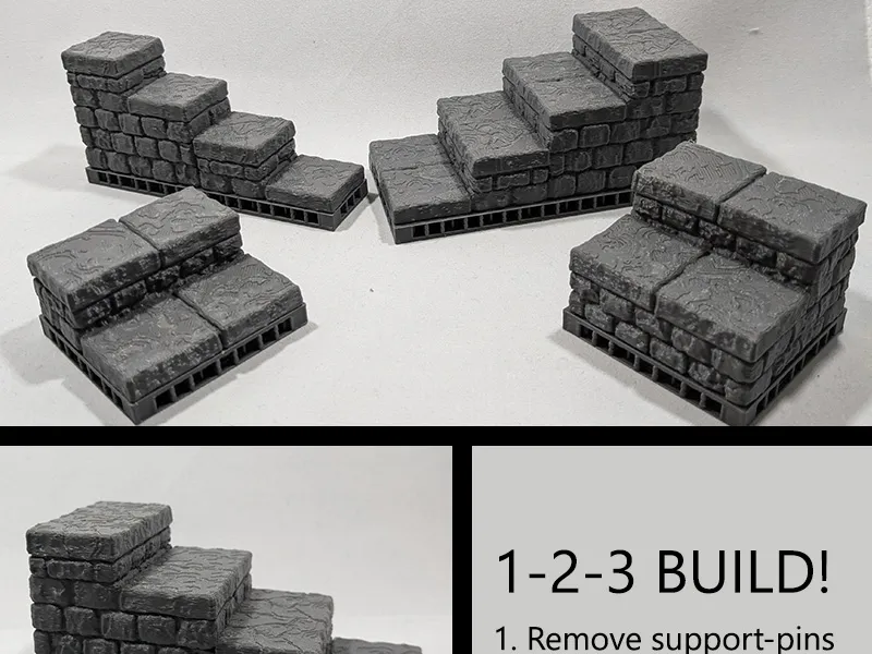 Dungeon Stone Stairs (OpenLOCK system) Remixed by Together 3D ...