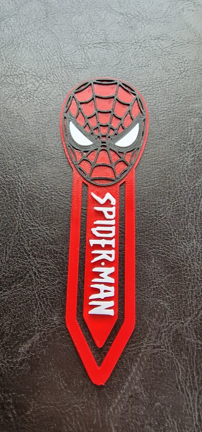 Spider Man Bookmark Spiderman Marcador Libros Spider Man Spiderman By Darvil66 Makerworld